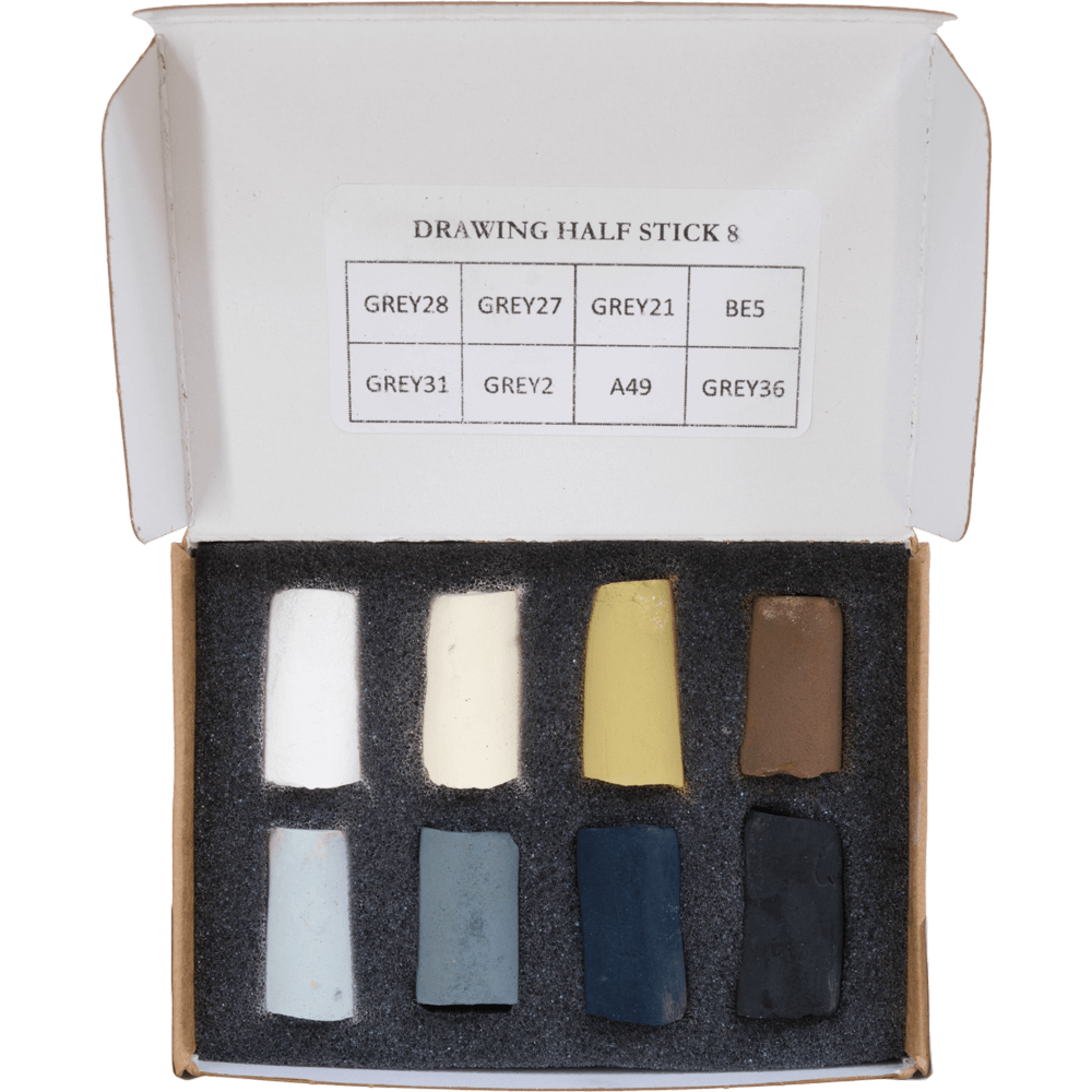 Unison Soft Pastels 8 Half Stick Drawing Mini Set | PaperStory - The ...