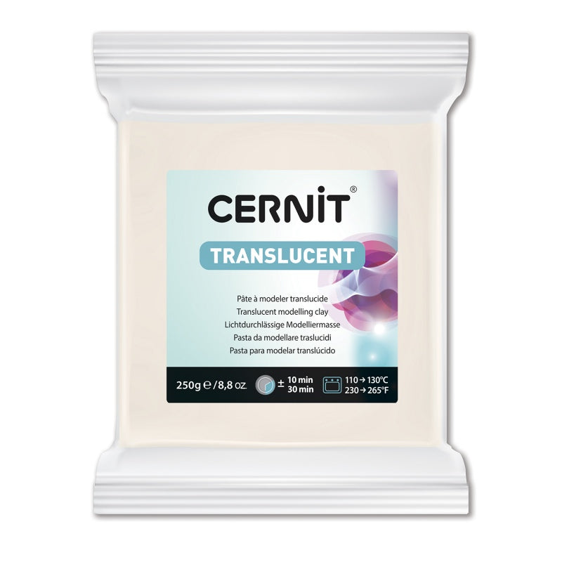CERNIT Translucent Polymer Clay Colour 005 Translucent White 250g ...