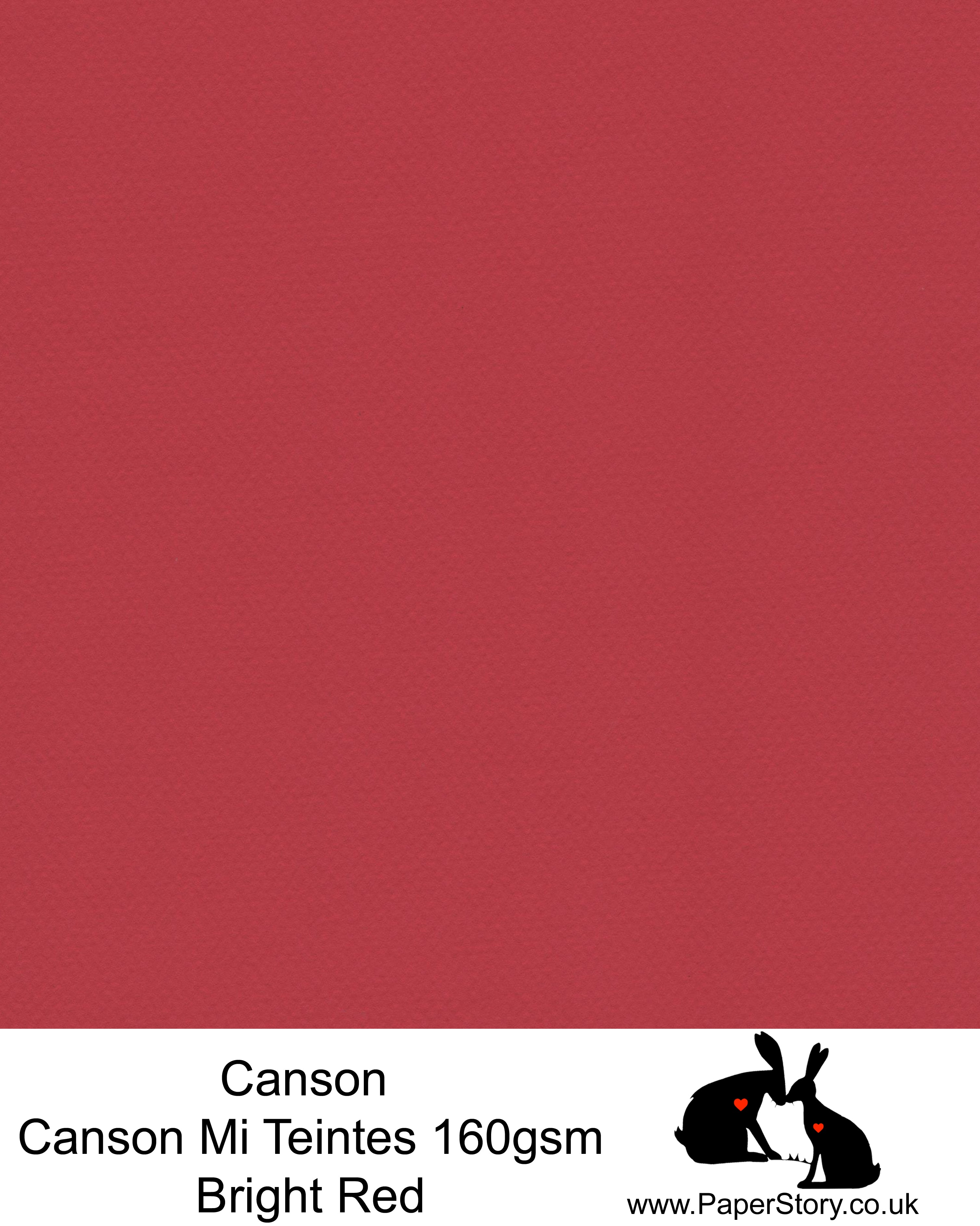 Bright Red Nº 505 Canson Mi Teintes 160 gsm A4 | PaperStory - The Great ...
