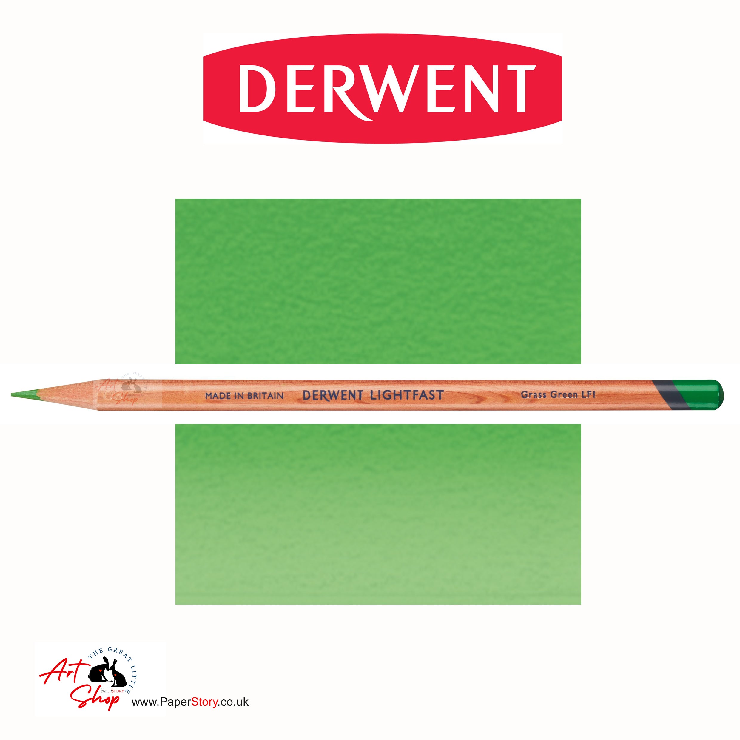 Derwent Lightfast Colour Pencil Grass Green | PaperStory - The Great ...