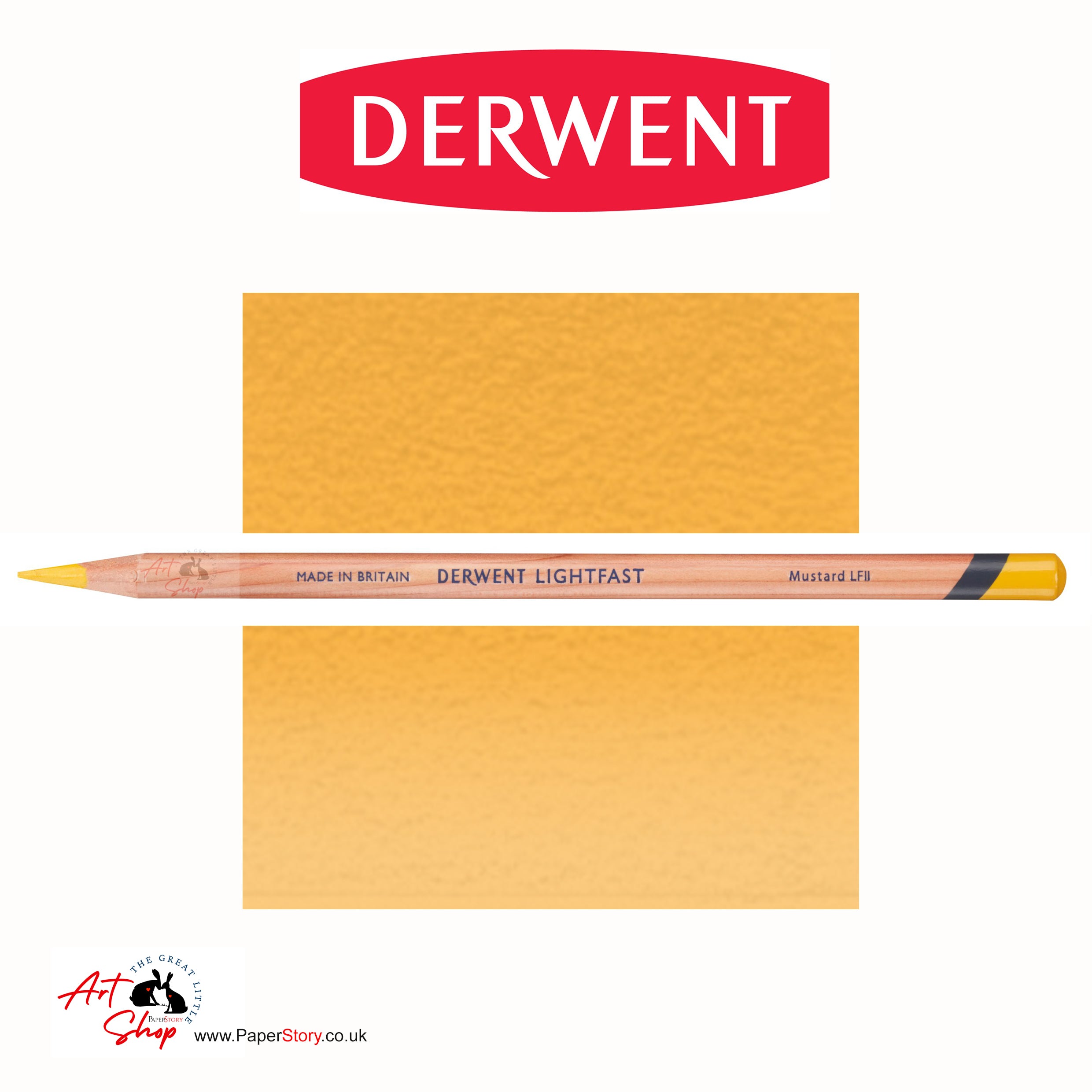 Derwent Lightfast Colour Pencil Mustard | PaperStory - The Great Little ...