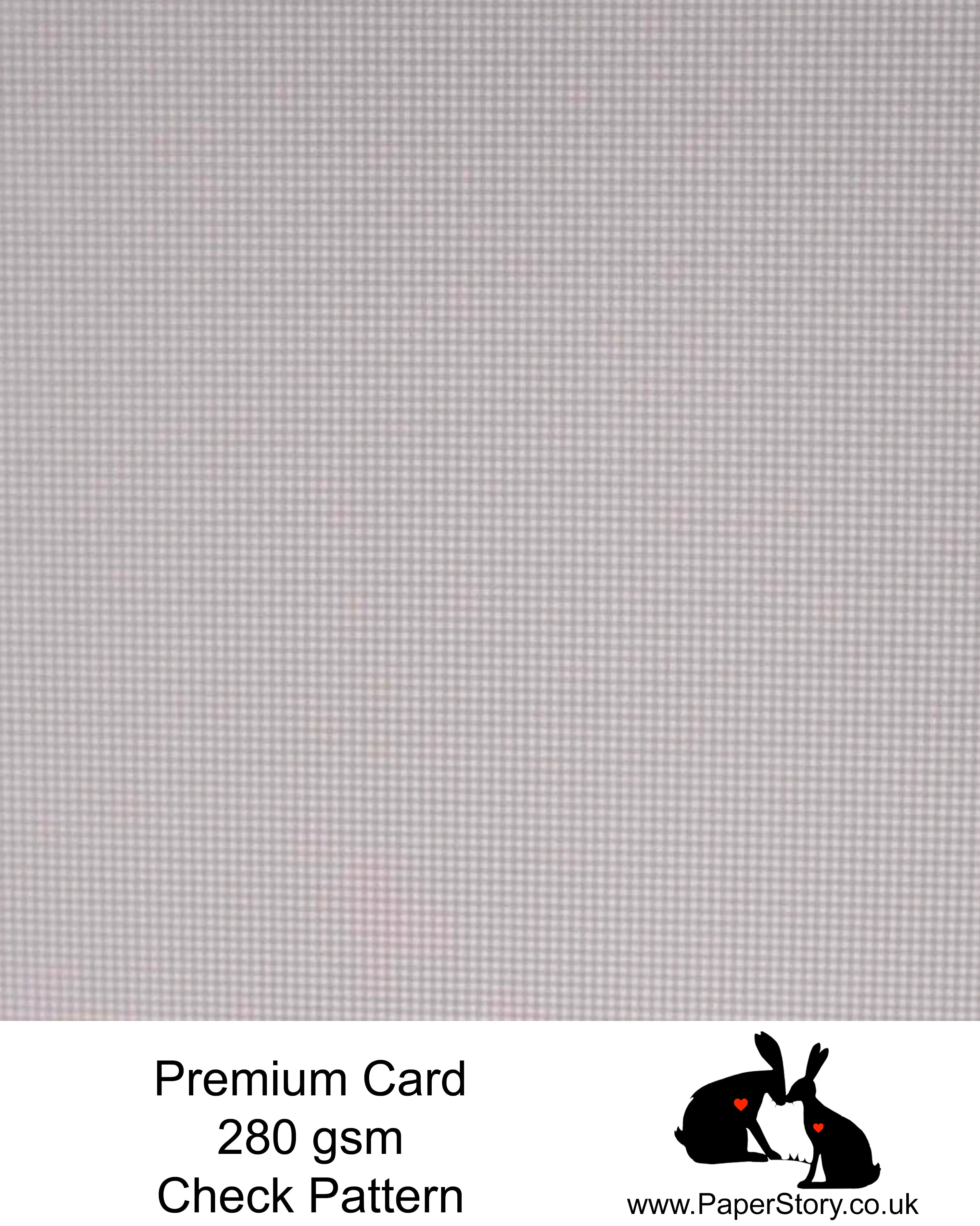 A4 Smooth card single sided 280 gsm Check pattern x 10 sheets ...