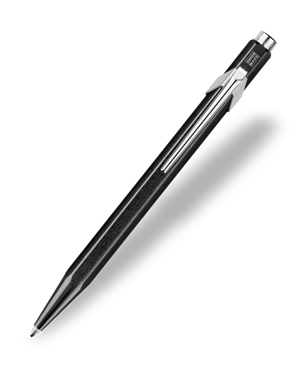 Caran d'Ache Pop Line ballpoint pen Black Metal | PaperStory - The ...
